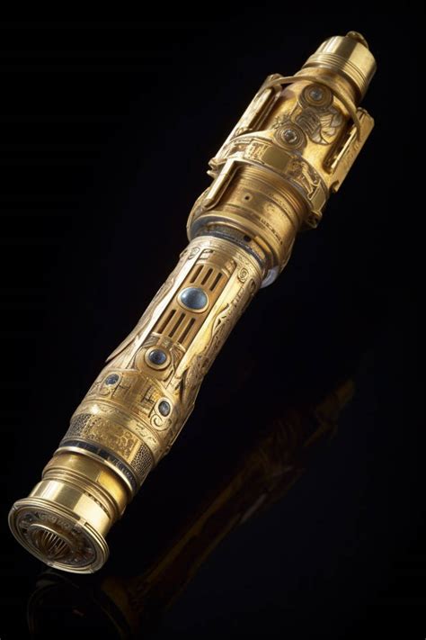The Golden Lightsaber By Elikal On Deviantart