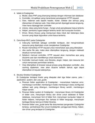 Modul Framework CodeIgniter Pdf