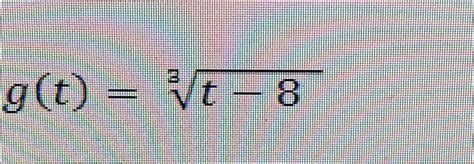 Solved State The Domain Using Interval Notation G T T 83