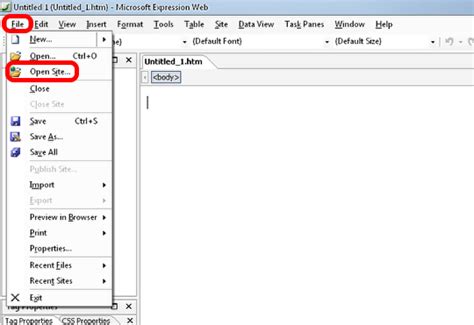 Editing Your Published Website With Ms Expression Virtual Dennis