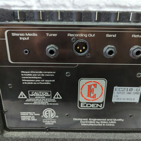 Eden Ec210 Bass Guitar Combo Amp Evolution Music