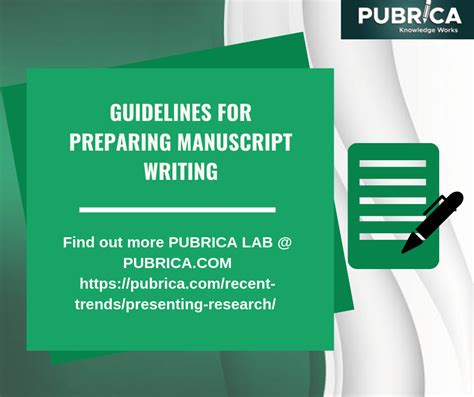 Guidelines For Preparing Manuscript Writing Academy