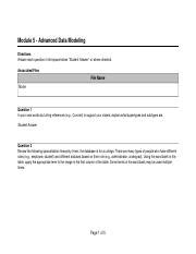 Advanced Data Modeling Supertypes And Subtypes Course Hero