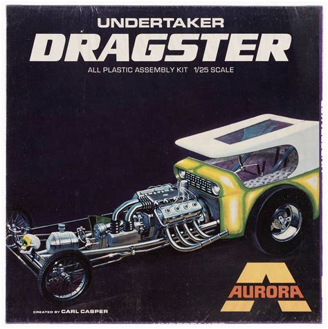 Hake S AURORA UNDERTAKER DRAGSTER VERSION FACTORY SEALED BOXED MODEL KIT
