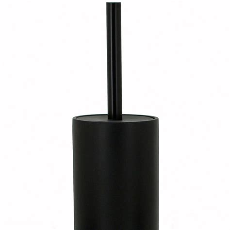 Matte Black Industrial Toilet Brush Holder Wilko