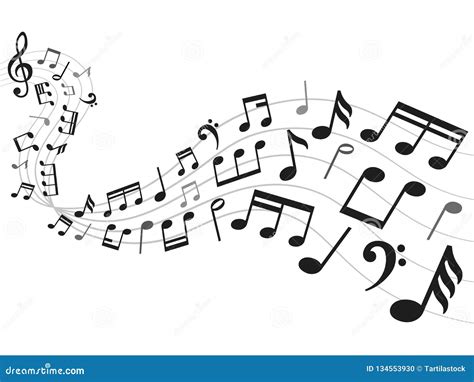 Musical Notes Background Music Notation Sheet Sound Melody And Note