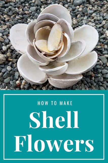 Seashell Flowers Diy Beach Art