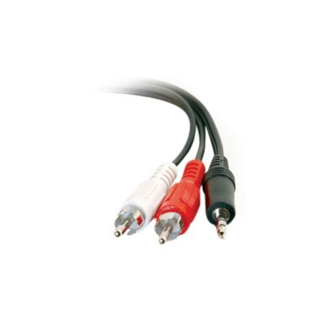 C2g Value Series One 35mm Stereo Male To Two Rca Stereo Male Y Cable 6