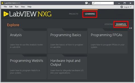 Locating Examples Included With Ni Software Products Ni