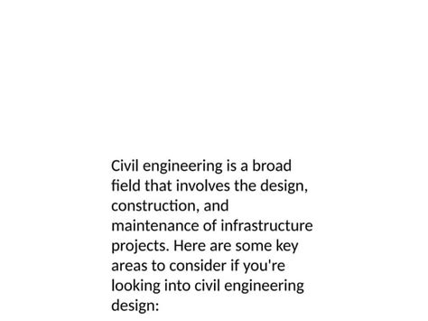 Civil Engineering Design Civil Engineering Pptx