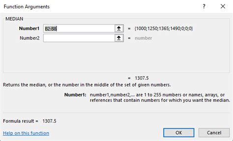 Median Excel Function Formula Examples How To Use