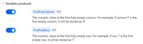 Get First Free Column Row From Excel Worksheet Action Power Automate Desktop Kaizen Personal
