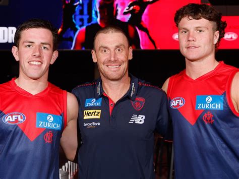 Afl Draft 2024 Melbourne Selects Harvey Langford And Xavier Lindsay In