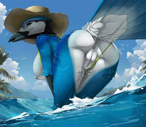 Rule 34 2024 Anthro Anus Areola Ass Avian Beak Big Breasts Biped Bird Black Beak Black Body