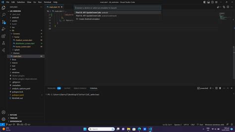 Creating An Emulator Using Android Studio And Opening It With VS Code