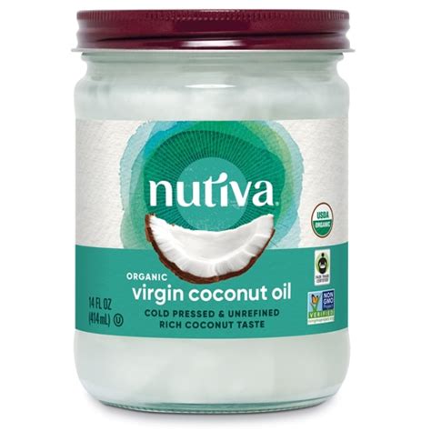 Nutiva Organic Virgin Coconut Oil Fl Oz Vitacost