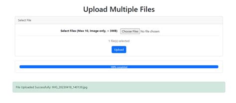 Upload Multiple Files With A Progress Bar In Php And Javascript