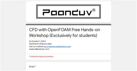 ridhima bhardwaj on linkedin cfd with openfoam free hands on workshop