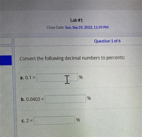 solved convert the following decimal numbers to