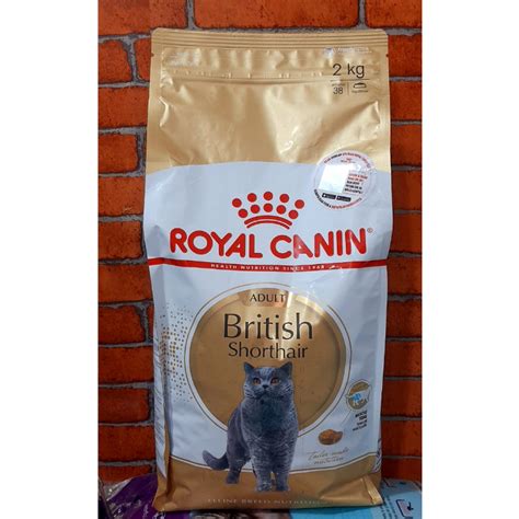 Jual Royal Canin Adult British Shorthair Makanan Kucing Dewasa Dry 2kg