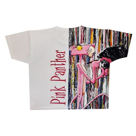 قیمت و خرید کراپ‌ آستین کوتاه زنانه مدل پلنگ صورتی کد K80 رنگ سفید