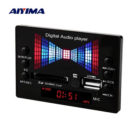 Jual Konektor AIYIMA Lossless Decoder Board MP3 USB AUX SD FM Radio Decoding With Recording 12V