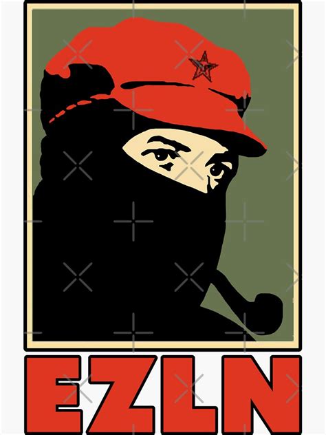 Subcomandante Marcos And Ezln Sticker By Caracol Spanish Redbubble