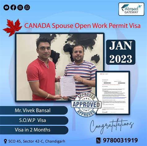 Canada Spouse Open Work Permit Visa Visa Canada International