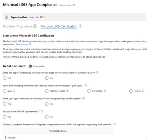 Microsoft 365 应用合规性计划用户指南 Microsoft 365 App Certification Microsoft