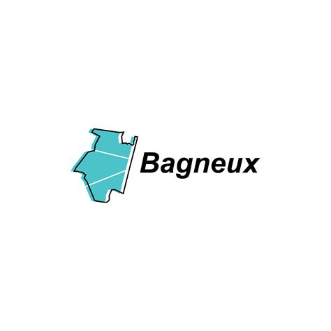 Map City Of Bagneux Vector Design Template World Map International