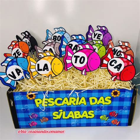 Pescaria das Sílabas Bia Ensinando Amor