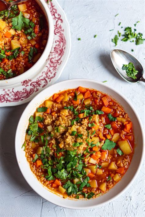 Bulgur Suppe Vegan Einfach Veganwonda