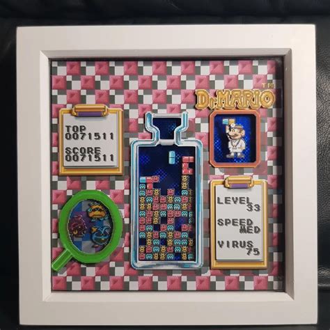 I Make These 3d Shadowboxes Of Different Retro Videogame Scenes R