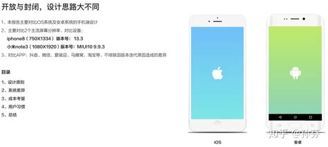 iOS和android安卓设计上以及平台的区别差异 知乎