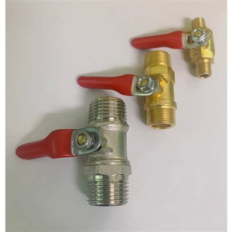 台灣製造 雙外牙銅球閥 銅製球閥 銅考克 1分 2分 3分 4分 蝦皮購物
