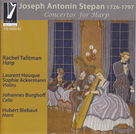 Josef Anton Steffan Harfenkonzerte Op3 Nr2 5 Cd Jpcde