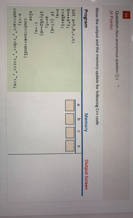 solved 14 question non anonymous question 4 points show