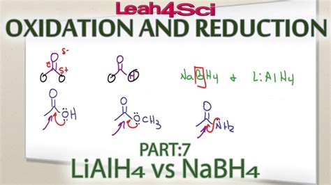 Lialh4 Vs Nabh4 Carbonyl Reactions And Selective Reduction Youtube
