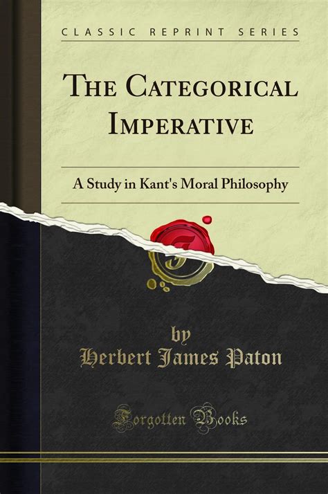 Moral Imperative Kant