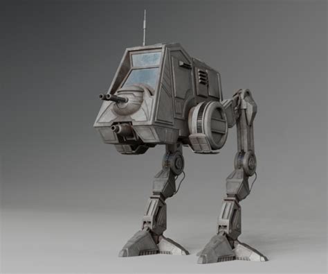 Artstation At Pt The Mini Walker Star Wars Game Assets
