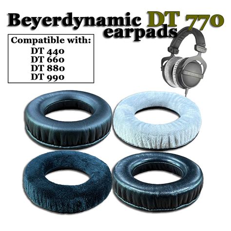 แผ่นครอบหูฟัง แบบเปลี่ยน สําหรับ Beyerdynamic Dt 440 Dt 660 Dt 770 Dt 880 Dt 990 Shopee Thailand