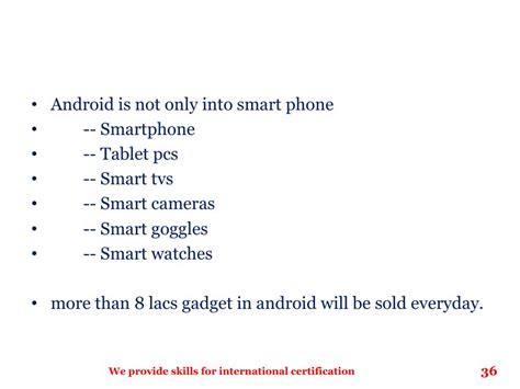 Brief Intro Of Android Powerpoint Slides Learnpick India