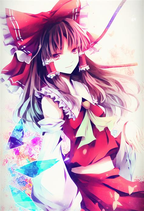 Hakurei Reimu Touhou Generated By Knotcreator Using Nijijourney