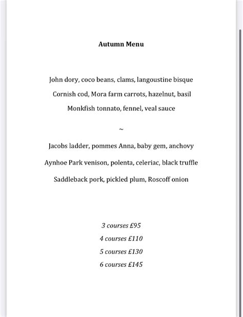 Murano Londons Full Menu Online