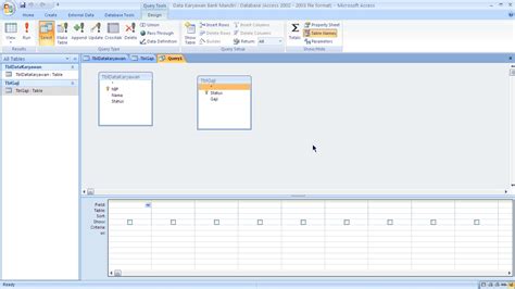 Pemrograman Cara Membuat Relasi Pada Ms Access