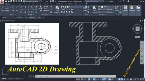 Autocad 2d Tutorail For Beginners Youtube