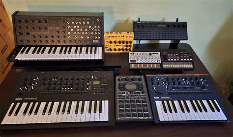 finally laying out a synth setup r synthesizers