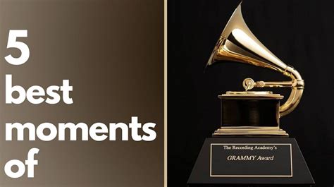 Grammy Awards 5 Best Moments Of All Time