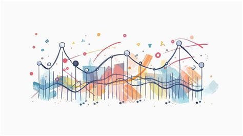 Dynamic Horizontal Indicator Graph Vector Illustration Premium Ai