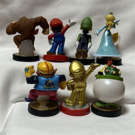 Amiibo アミーボ 7体セット ゴールドマリオ他 ゲームキャラクター